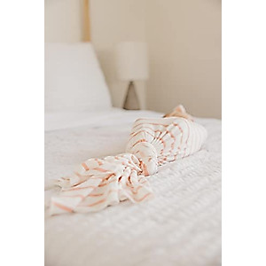 Copper Pearl Large Premium Knit Baby Swaddle Receiving Blanket Lainey