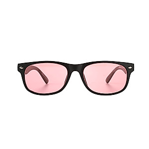 SomniLight FL-41 Light Sensitivity Glasses for Florescent Light Sensitivity, Photophobia, and Migraines (Wayfarer Style)