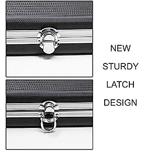 DA VINCI Professional Set of 500 11.5 Gram Casino Del Sol Poker Chips with Denominations, 2 Decks of Plastic Playing Cards, 2 Cut Cards & 3 Dealer Buttons (Black ABS Case)