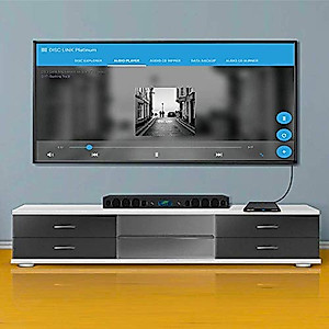 Archgon External CD DVD Drive Support Android TV, Smartphone, Tablet and Projector | Free Android APP Available | Windows 10 and Mac Compatible | Model Stream Mini Pro