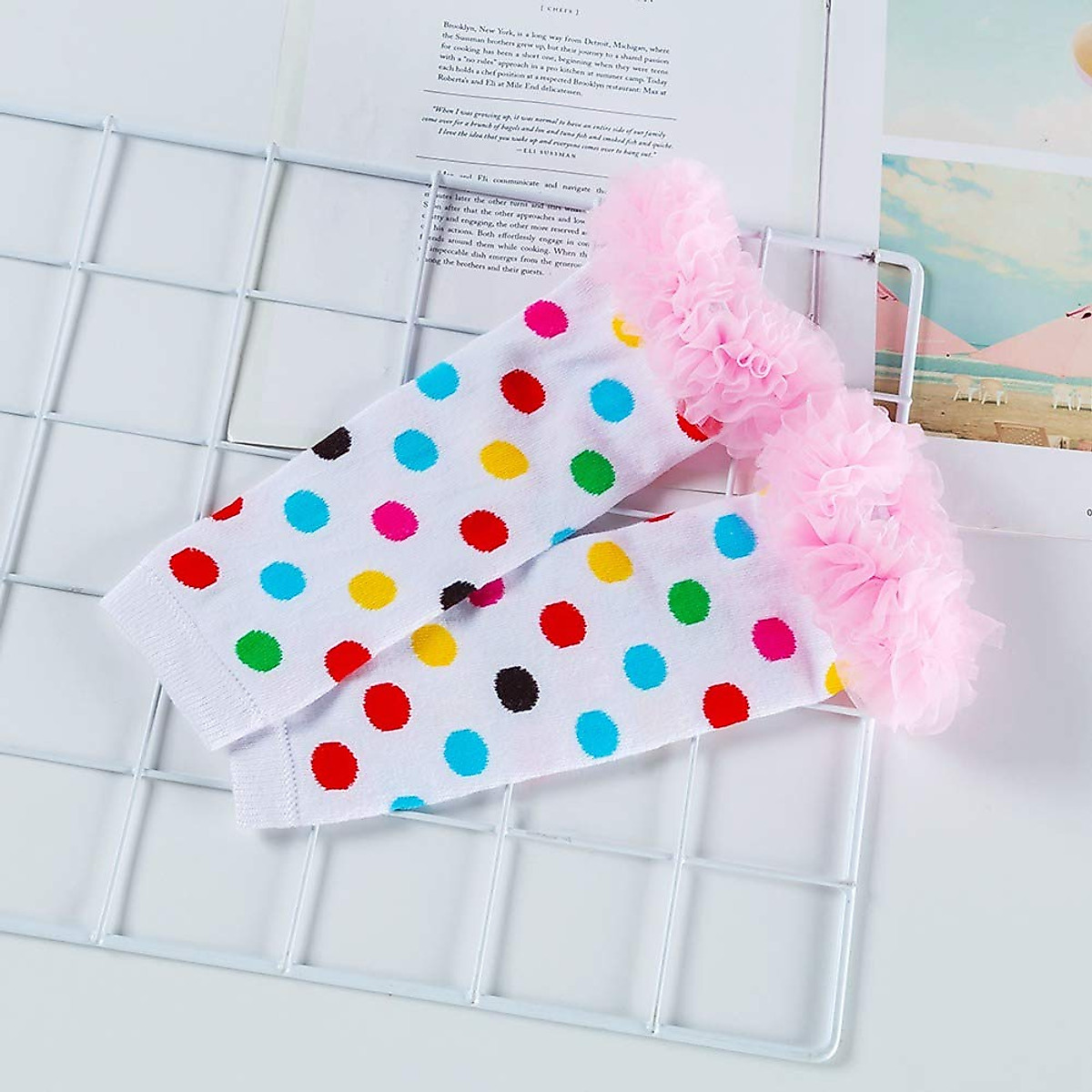 AGQT Newborn Baby Girls 1st Easter Outfit Set 4Pcs Bunny Skirt Set Onesie Bodysuit Romper Pink Size 0-3 Months(59)