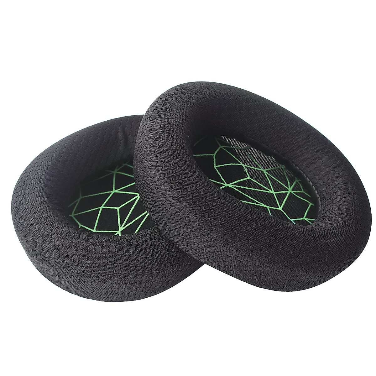 Arctis Pro Replacement Earpads Soft Ear Cushions Cover Compatible with SteelSeries Arctis9 Arctis7 Arctis5 Arctis3 Arctis1 and Arctis pro Wireless Gaming Headphones (Arctis-Black&Green)