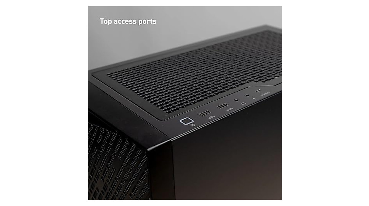 iBuyPower SlateMesh Gaming PC Computer Desktop SlateMeshA5N4601 (AMD ...