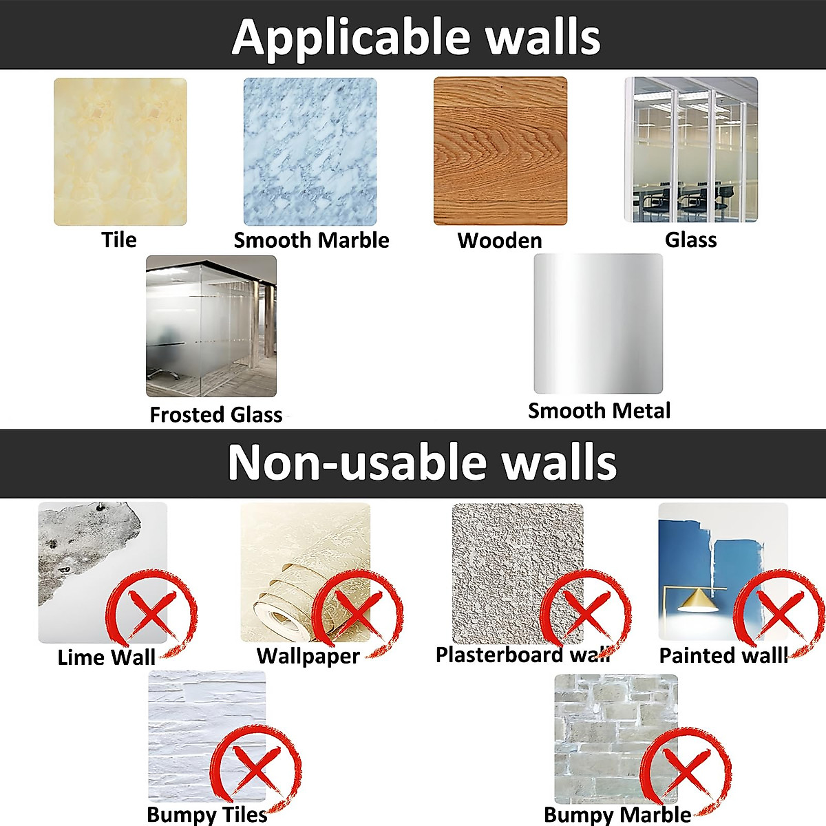 Shower Caddy Storage Rack without Drilling, Clear Shower Shelf with Suction cup, Wall Mounted Shower Rack, Shower Organizer - light luxury style glacier pattern Storage Caddy - Bathroom, Kitchen, room