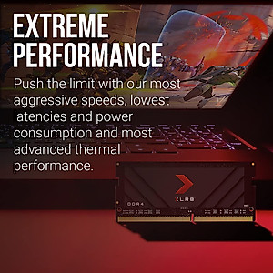PNY XLR8 Gaming 32GB (2x16GB) DDR4 DRAM 3200MHz (PC4-25600) CL20 1.2V Dual Channel Overclocked Notebook/Laptop (SODIMM) Computer Memory Kit – MN32GK2D43200X