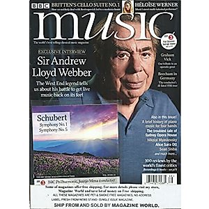 BBC Music Magazine, Exclusive Interview: Sir Andrew Lloyd Wsbber * October, 2021 * Vol, 29 * Issue # 13 * Free cd Included.( PLEASE NOTE: ALL THESE MAGAZINES ARE PETS & SMOKE FREE. NO ADDRESS LABEL, FRESH STRAIGHT FROM NEWSSTAND. (SINGLE ISSUE MAGAZINE)