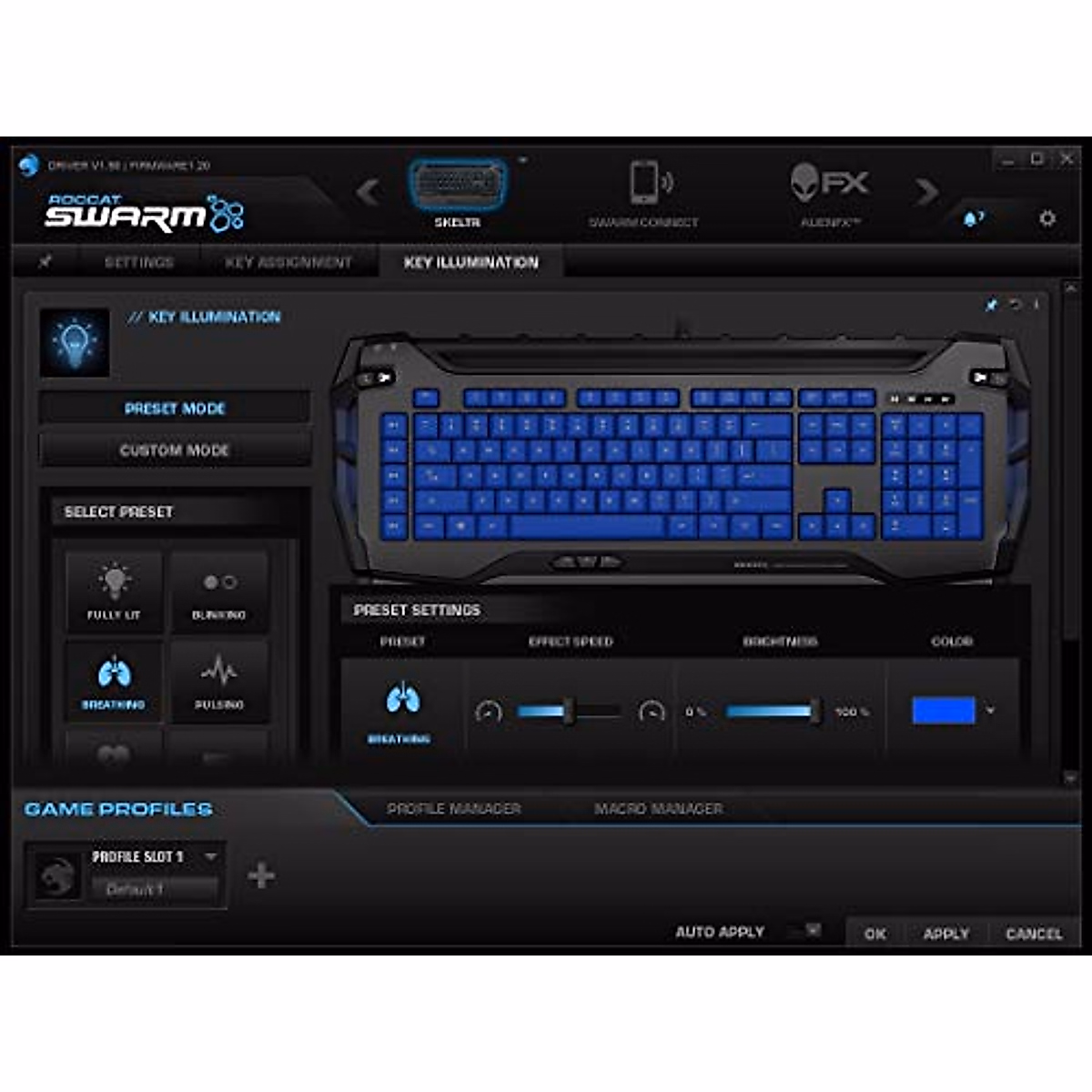 ROCCAT Skeltr - Smart Communication RGB Gaming Keyboard (ROC-12-231-GY)
