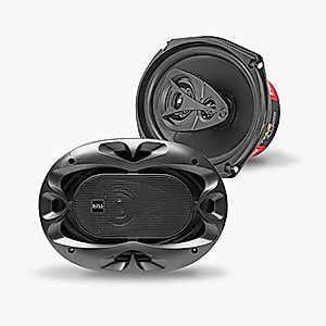 BOSS Audio Systems CH6940B Chaos Series 6 x 9 Inch Car Stereo Door Speakers - 500 Watts Max, 4 Way, Full Range Audio, Tweeters, Coaxial, Sold in Pairs…