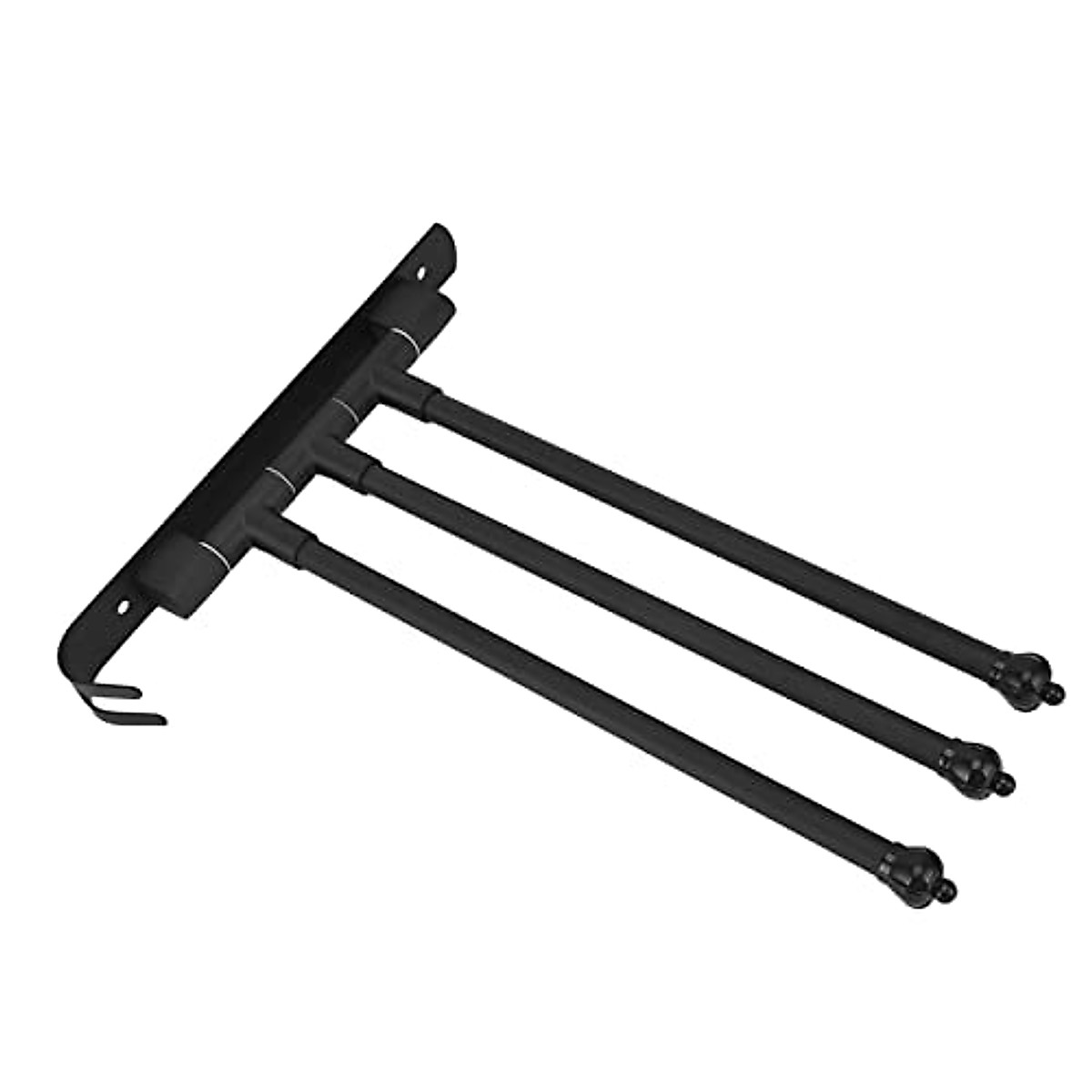 Stainless Steel Swivel Towel Rack 4 Arms Bathroom Towel Hanger Holder 180 Degrees Swivel Towel Bar Rotating Bath Towel Rack Swing Out Towel Racks for Bathroom Kitchen Home Hotel(3 Arms)