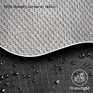 OZD High Density Foam Dog Stairs 2 Tiers, Non-Slip Dog Ramp with Removable Washable Fabric Cover, Waterproof Pet Ladder for Sofa Bed Stool Window, with 1 Lint Roller, Grey