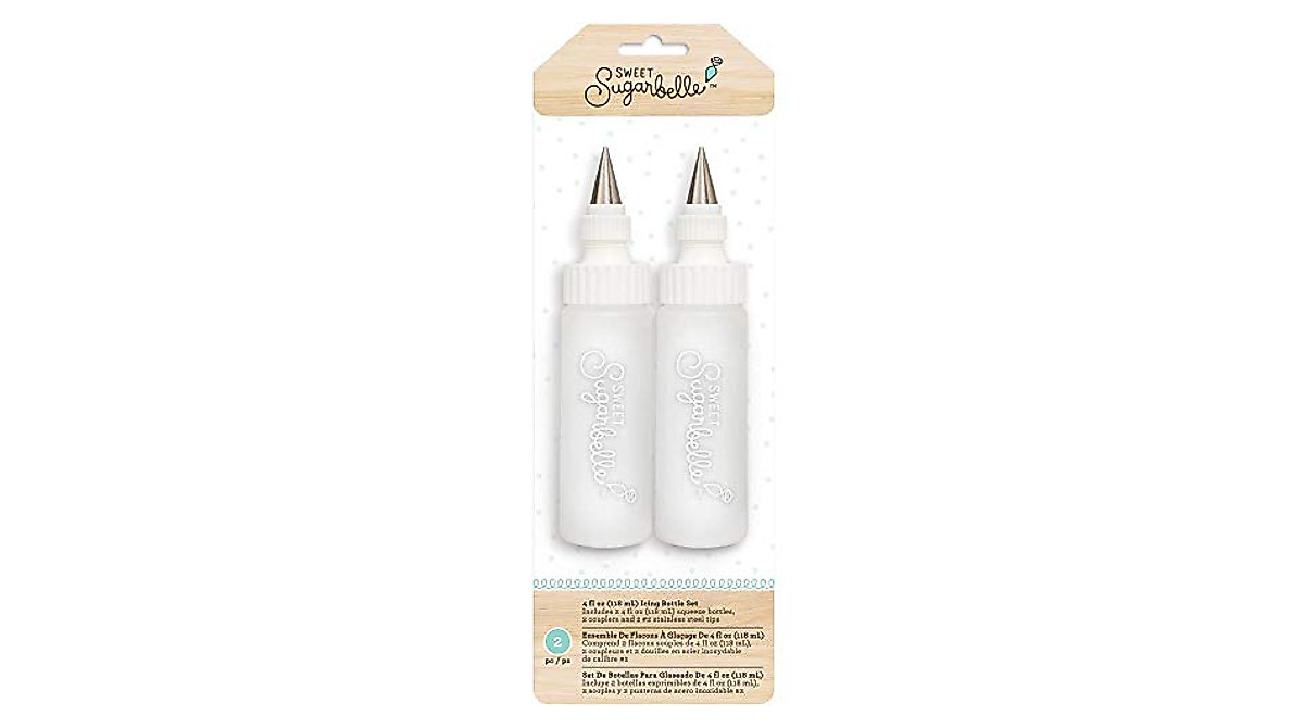 Sweet Sugarbelle Cookie Icing Bottles – 4 & 8 Ounce with Tips & Couplers