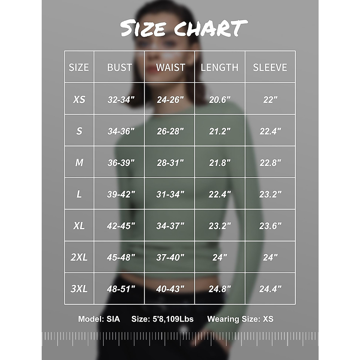 PUMIEY Women's Long Sleeve T Shirts Crew Neck Slim Fit Going Out Tops for Women Sexy Basic Tee, Sage Large