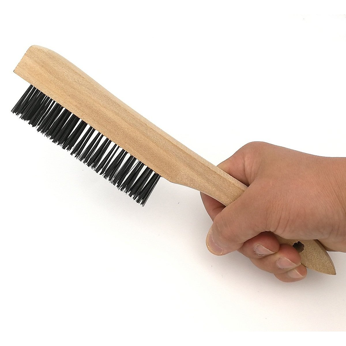 VASTOOLS Welding Chipping Hammer with Coil Spring Handle,10.5",Cone and Vertical Chisel/ 10" Wire Brush(Free), Black