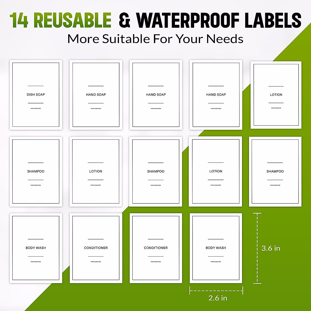 Quintessential Soap Dispenser Set of 3 with Pump Nozzles, Wheat Straw Bottles 500 ml Dispenser, Refillable Liquid Dispensers for Bathroom Countertop & Dish wash Soaps with 14 Organizing Labels