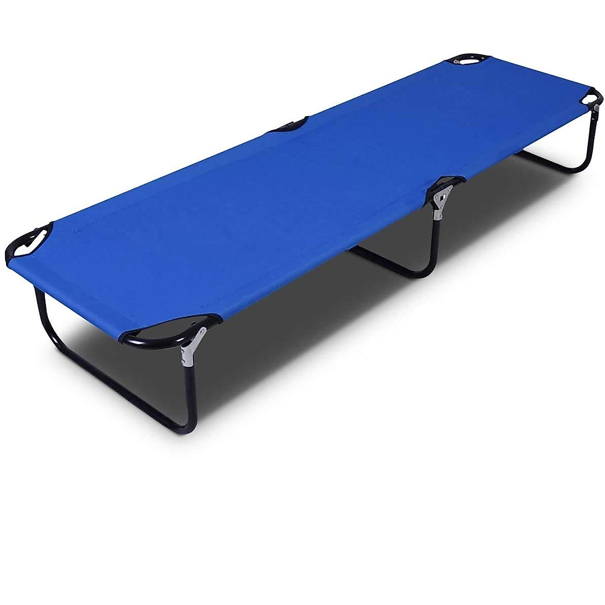 GYMAX Folding Military Cot, Portable Sleeping Cot Ultra Lightweight Heavy Duty Bed for Adults Indoor & Outdoor Use up to 300 lbs