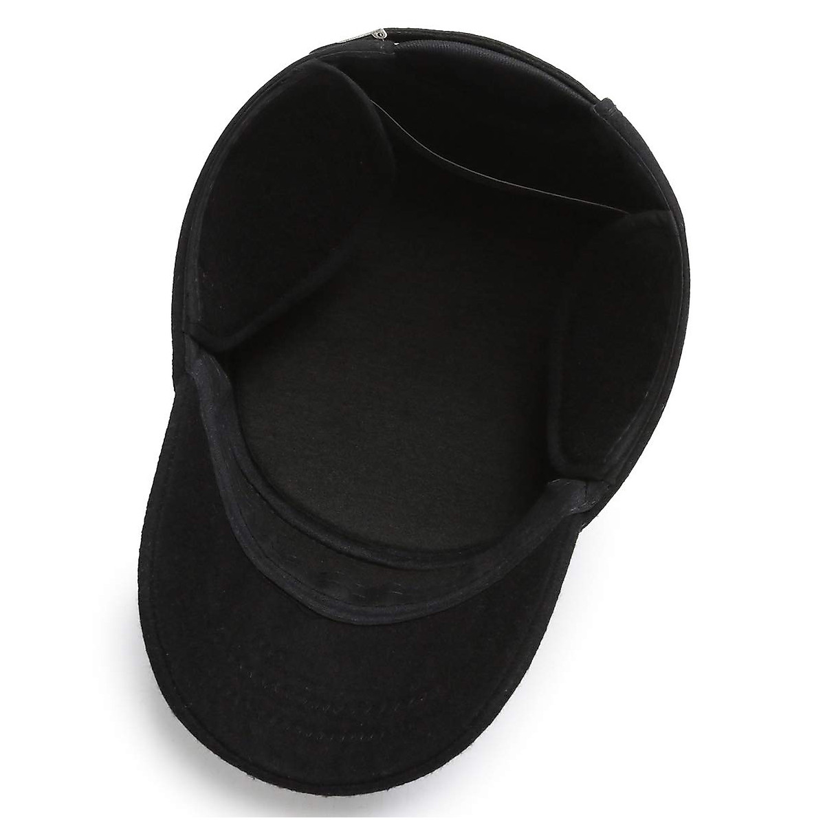 MRACSIY Mens Baseball Cap Winter Caps for Head Circumference 56-60cm (Black 11)