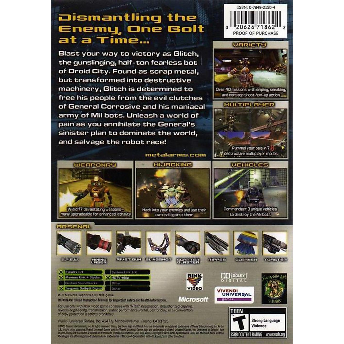 Metal Arms: Glitch in the System - Xbox