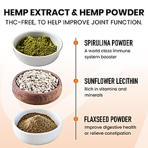 HOOLOO Calming Chews for Dog Anxiety Relief-Natural Puppy Calming Treats Help Manage Stress and Promote Relaxation,Made in USA-120 Chews