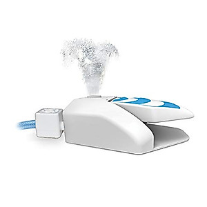 ALL FOR PAWS Interactive Paw Pedal Design Dog Water Fountain Pet-Self-Waterers Dog Water Feeder Garden Outdoor