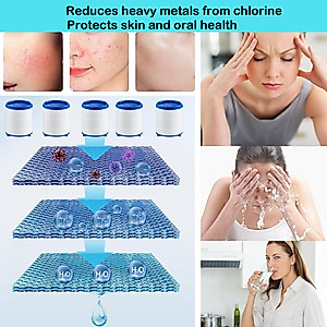 PCTC Bathroom Sink Filter, Bathroom Faucet Filter, 360 Degree Rotating Faucet Filter Purifier Kitchen Faucet, Fluorine, Heavy Metals and Hard Water from Home Kitchens and bathrooms (2 Pack)