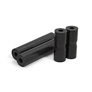 Daystar, Polyurethane Black Rope Rollers For Winch Roller Fairleads, fits most 8k lb to 12.5k lb winches, KU70054BK, Made in America
