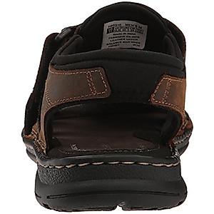 Rockport mens Darwyn Fishermen Fisherman Sandal, Brown Ii Leather, 9.5 US