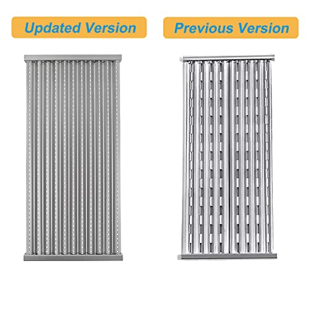 BBQration 2-Pack 18 7/16" Stamped Stainless Steel Replacement Emitter for Charbroil Commercial Tru-Infrared Prior to 2015 463246909 463241013 463243911 463241313 463241314 463247109, and More