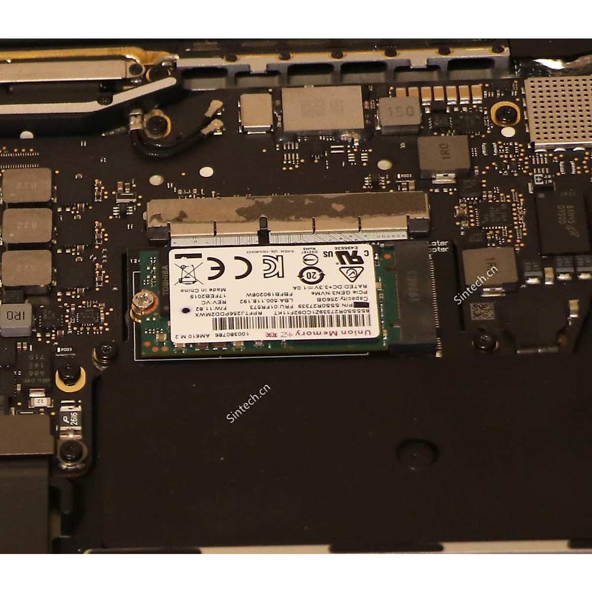 Sintech M.2 PCIe 3.0 NVMe 2230/2242 SSD Card Upgrade Kits With Torx T5 /P5 1.2mm Pentalobe Screwdriver,Compatible for 2016-2017 13" Macbook PRO A1708 Non-Touch Bar Models(Late 2016-Mid 2017 Year)