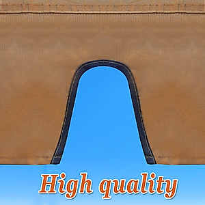 Strong Camel 76"x51" Patio Swing Top Replacement Canopy for Swing Seat 3 Seater Sizes Garden Hammock Outdoor Garden Porch Yard Canopy with Ball Bungees