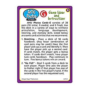 Super Duper Publications | Articulation Photos G Fun Deck Flash Cards | Educational Learning Resource for Children