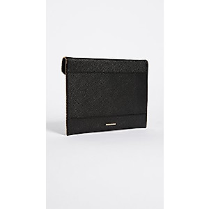Rebecca Minkoff womens Leo Clutch, Black, One Size US