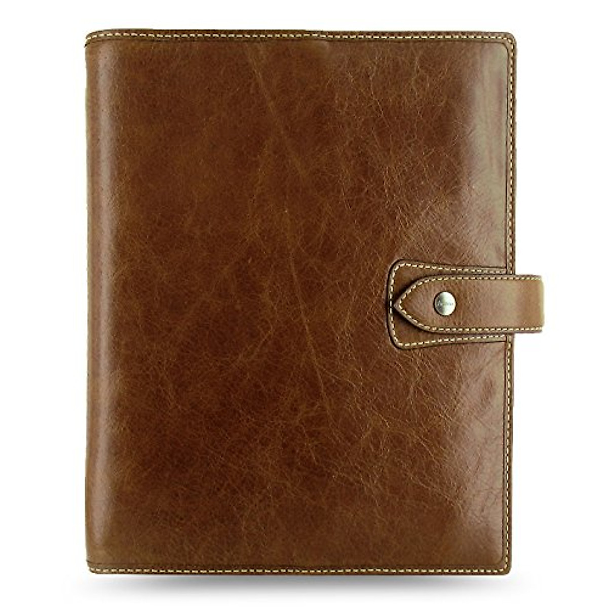 Filofax Malden Leather Organizer Agenda Calendar Bundle with DiLoro Ballpoint Pen (Ochre 2023 With Pen, A5 Paper Size 8.26" x 5.82")