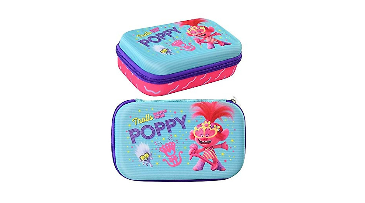 Trolls 2 Molded Pencil Case - Durable & Stylish Storage