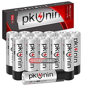 Ocvrszsw AA Batteries 12 Pack LR6 1.5V Alkaline Double A Battery, 12-Year Shelf Life