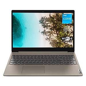 Lenovo IdeaPad 3 Laptop, 15.6" HD Touchscreen, Intel Core i3-1115G4 Processor, 20GB DDR4 RAM, 512GB PCIe SSD, Webcam, Dolby Audio, SD Card Reader, HDMI, Wi-Fi 6, Windows 11 Home, Almond