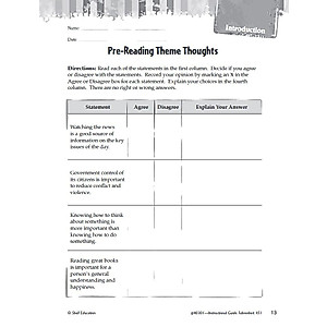 Fahrenheit 451: An Instructional Guide for Literature - Novel Study Guide for High School Literature with Close Reading and Writing Activities (Great Works Classroom Resource)