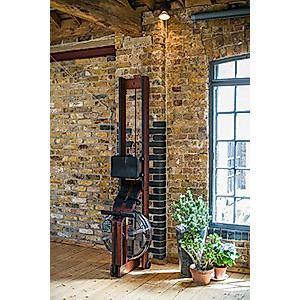 WaterRower Walnut Rowing Machine with S4 Monitor | USA MADE | Original Handcrafted Erg Machine for Home Use & Gym | Best Warranty