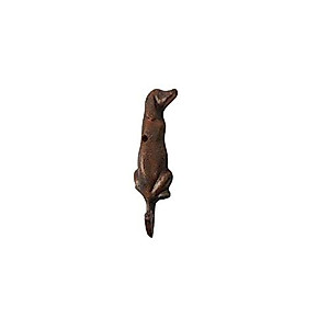 Handcrafted Nautical Decor Rustic Copper Cast Iron Dog Hook 6"