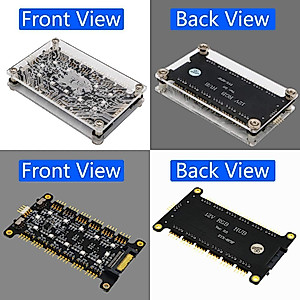Newest Version 12V RGB Hub with Acrylic Case and Magnetic Standoff for ASUS/MSI 12V 4Pin LED Controller