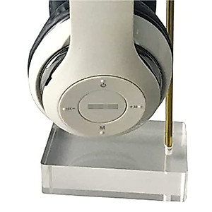 SCUUBE Headset Stand Headphone Stand Acrylic Mirror Earphone Holder Non-Slip Base Suitable for Earphone Gaming Save Space Headset Holder Headphones Holder
