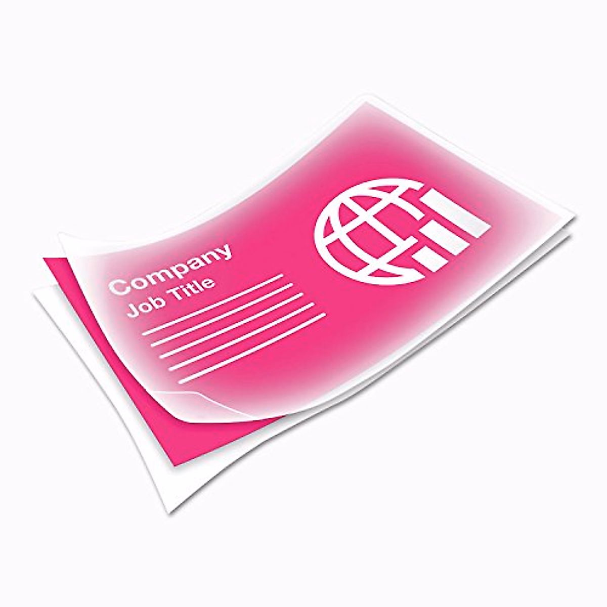 Fellowes 52058 Laminating Pouch, 10Mil, 2 1/4 X 3 3/4, Business Card Size, 100/Pack