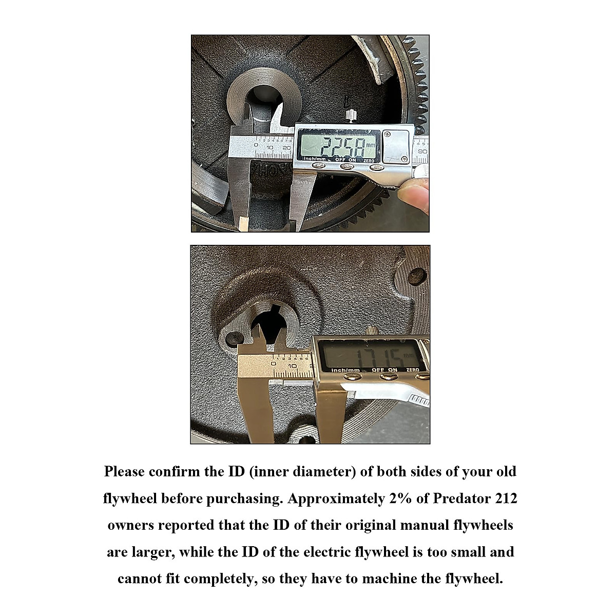 YAMAKATO Electrical Starter Kit for Predator 212 Coleman Honda Non Hemi 196cc 212cc 224cc Small Engine Mini Bike Go Kart