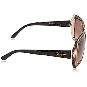 Jessica Simpson Women's J5234 Oversized Retro Butterfly Sunglasses with UV400 Protection - Glamorous Lightweight Sunglasses for Women, 60mm