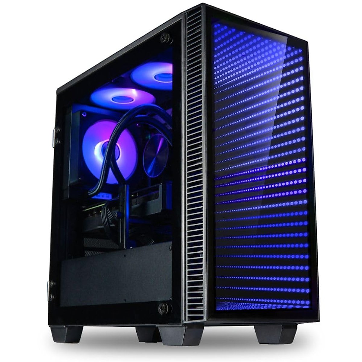 Empowered PC Continuum Micro Gaming Desktop - NVIDIA GeForce RTX 4070 Ti (> 3090), Intel 24-Core i9-13900KF, 32GB DDR5 RAM, 1TB Gen4 NVMe + 3TB, WiFi 6, Windows 11 - Liquid Cooled RGB Gamer Computer
