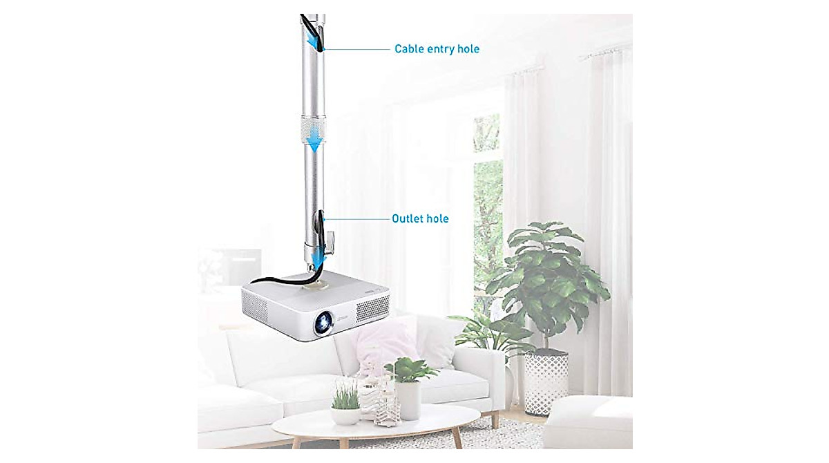 NIERBO Universal Projector Wall Mount - Durable & Rotatable