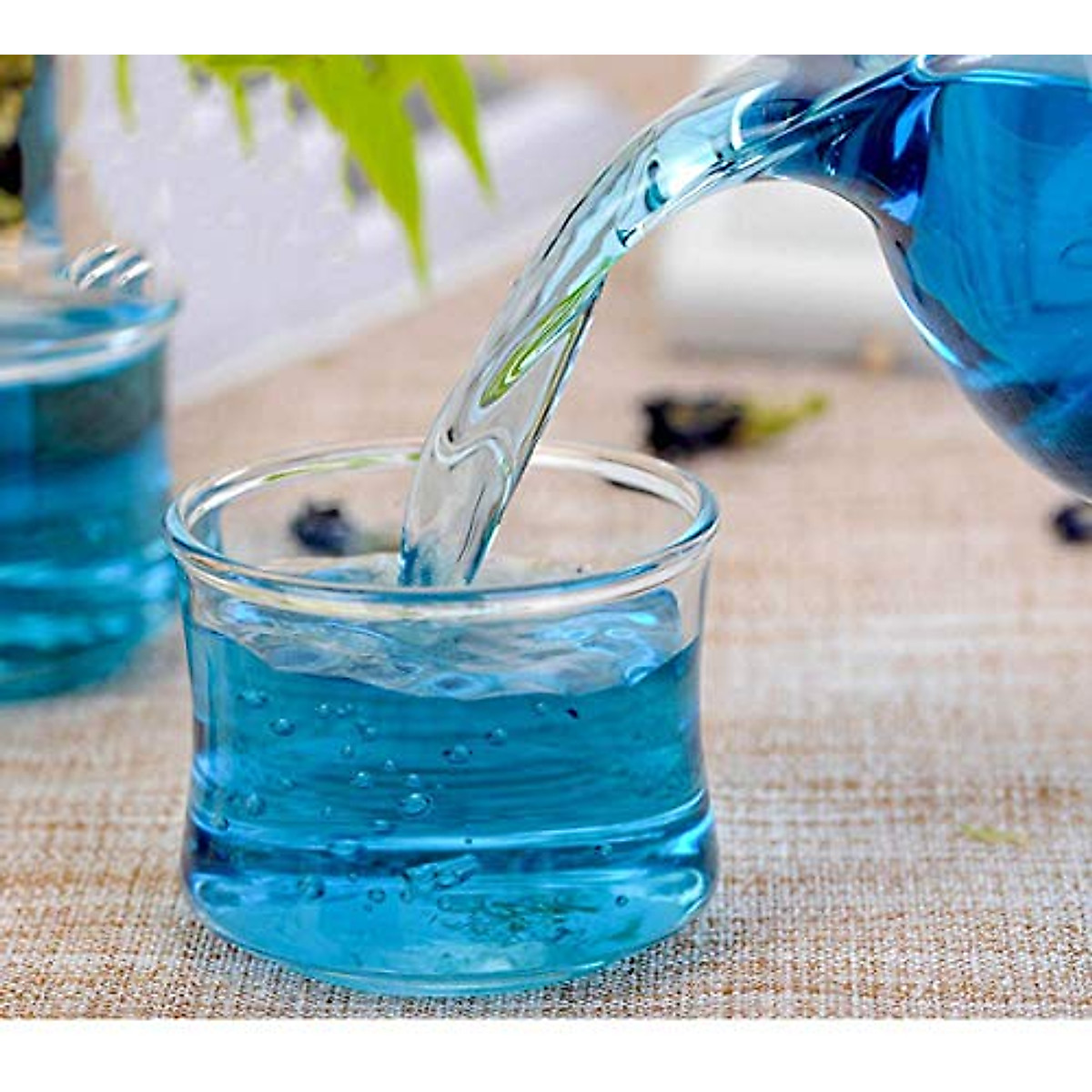 500 Grams (17.6 Oz) Blue Butterfly Pea Flowers, All Natural Dried Butterfly Pea Flower Herbs Herbal Healthy Tea Drink Recipes Natural Food Coloring