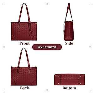 Avarmora Purses and Handbags for Women Fashion Ladies Tote Bags PU Leather Shoulder Bag Top Handle Satchel Purse Set 3pcs