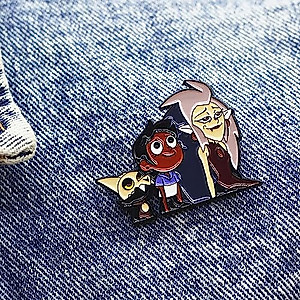 Anime Cartoon Owl House Pin, Zinc Alloy Pins for Girls Women and Men