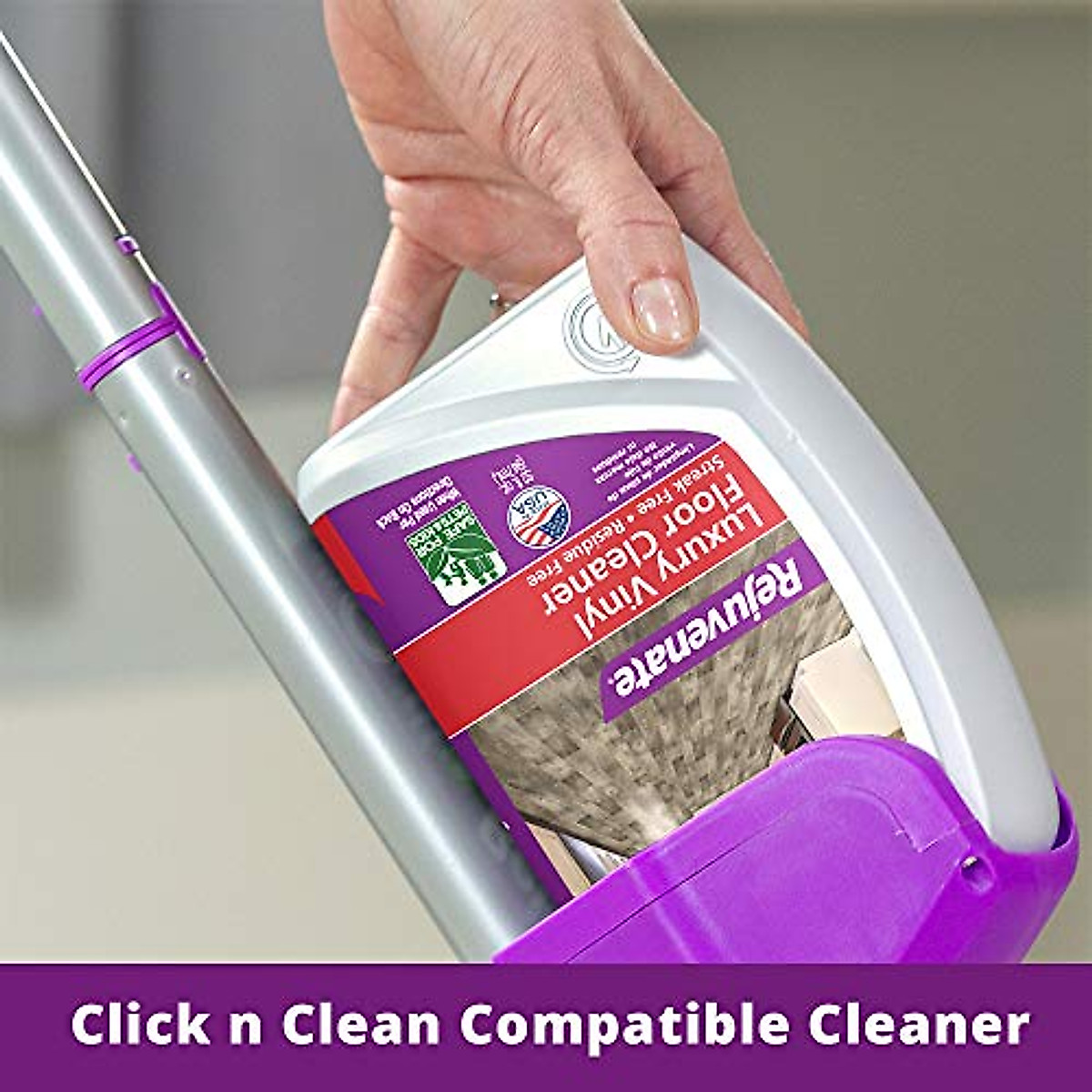 Rejuvenate Microfiber Mop Bundle with Floor Cleaner and Pads