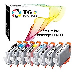TG Imaging (8-Color Basic Sets) Compatible CLI42 CLI-42 CLI 42 Ink Cartridge Replacement for Canon Pixma Pro-100 Pro 100 Series AL-in-One Printers